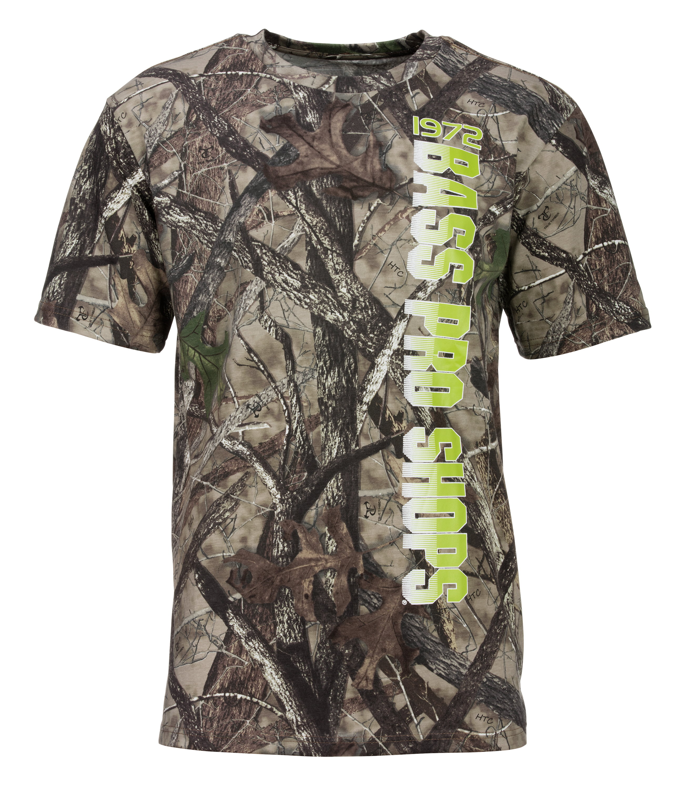 Bass Pro Shops TrueTimber HTC Camo T-Shirt with Vertical Logo for Men ...